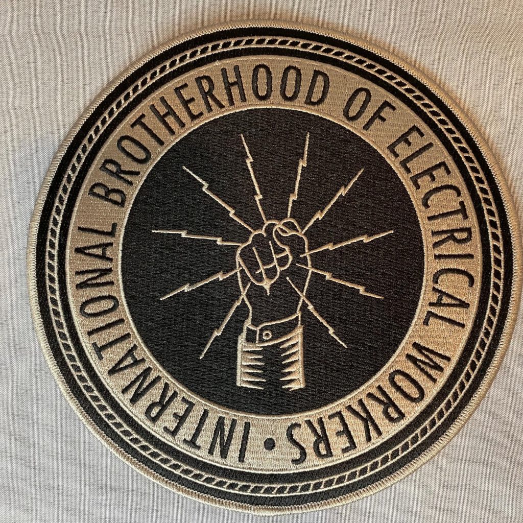 Patch Large (Black) – IBEW 125 Store