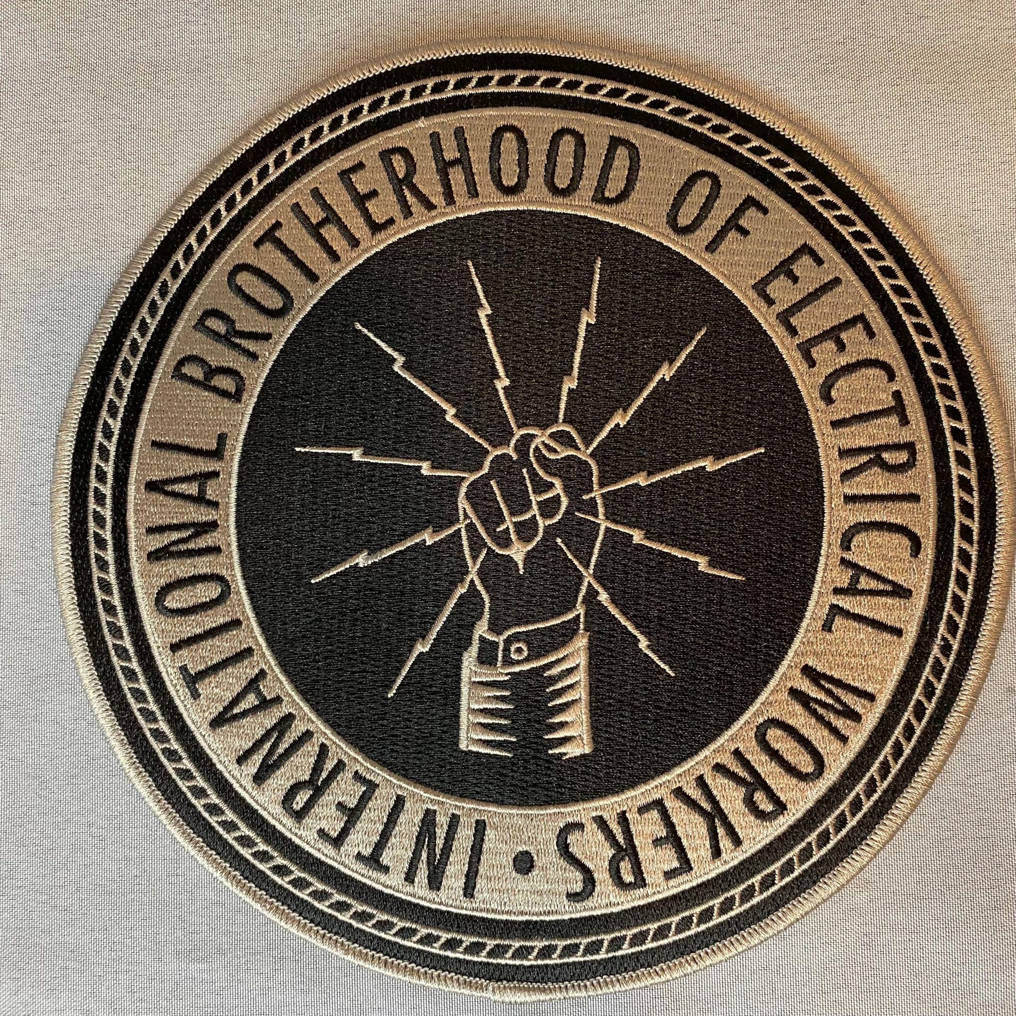 Patch Large (Black) – IBEW 125 Store