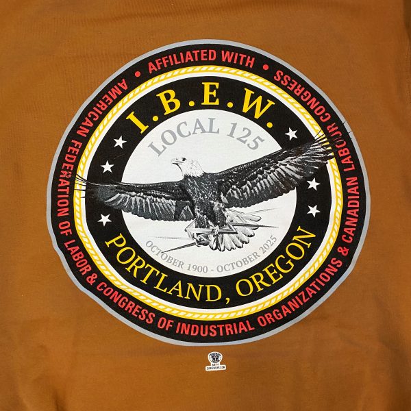 Hooded Sweatshirt (Anniversary) BROWN – IBEW 125 Store